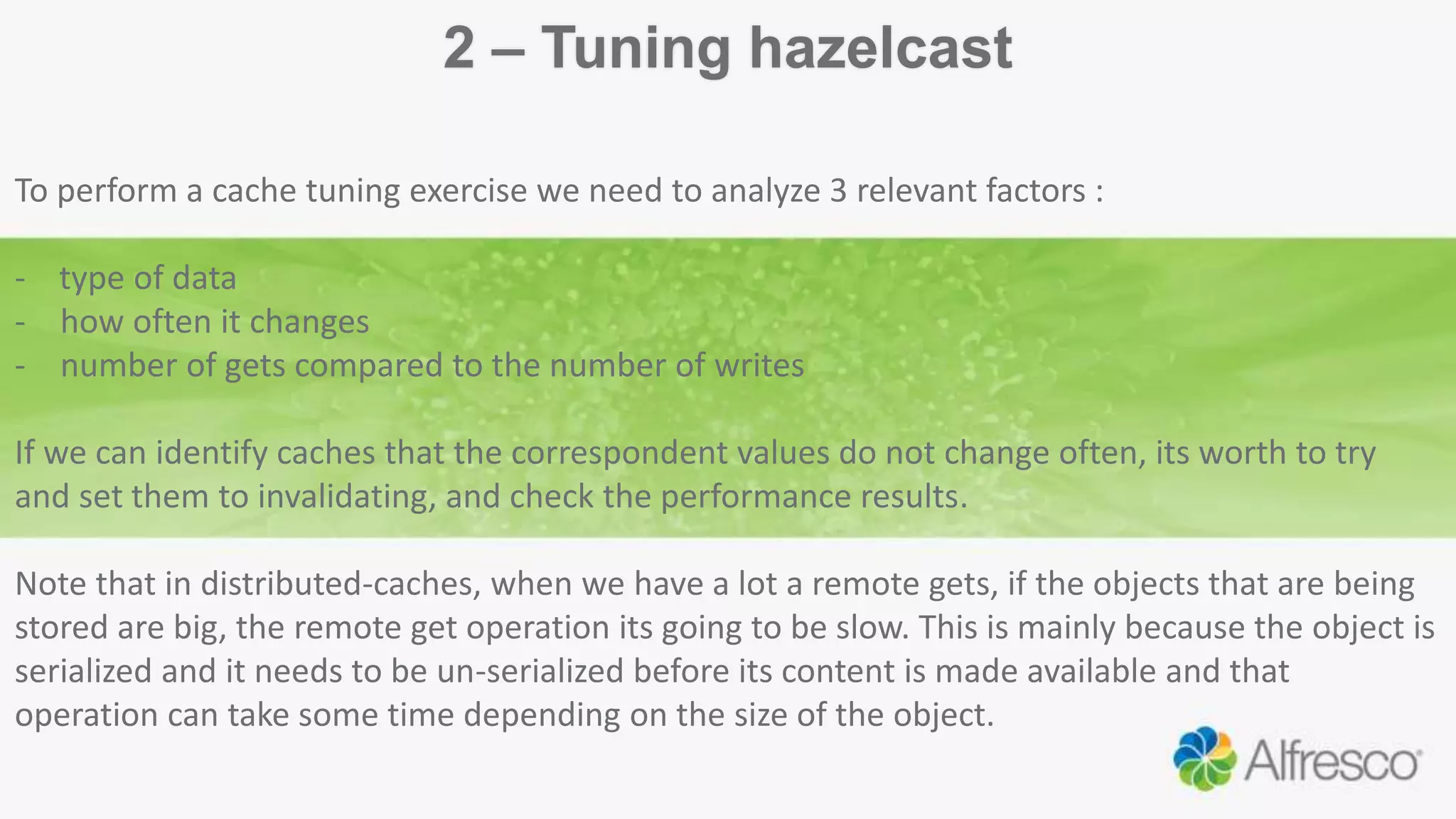 Alfresco tuning part2 | PPTX | Databases | Computer Software and Applications