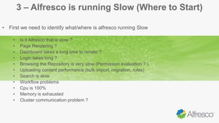 Alfresco tuning part2 | PPTX | Databases | Computer Software and Applications