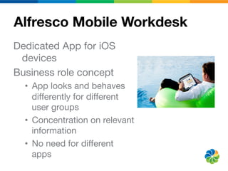 Alfresco Workdesk Stockholm Meetup | PPT