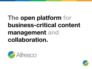 Alfresco Workdesk Stockholm Meetup | PPT