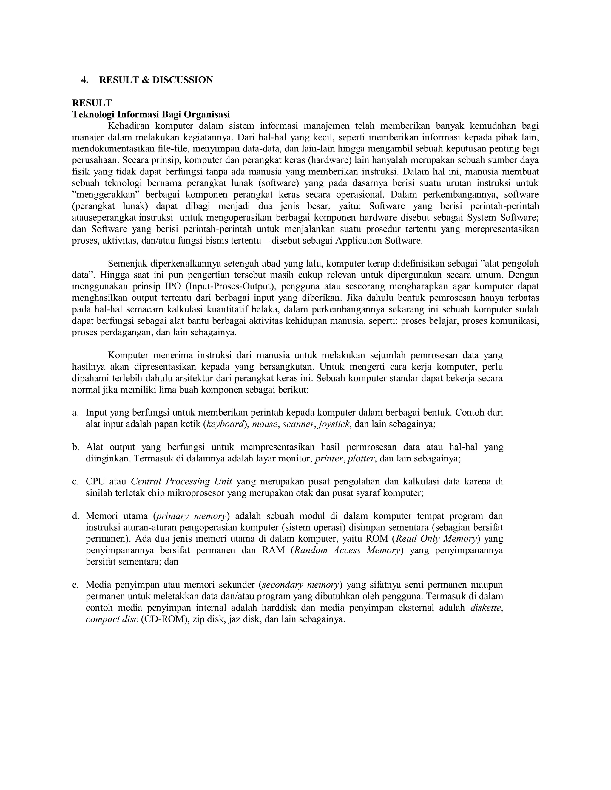 ANALISIS SISTEM INFORMASI MANAJEMEN BERBASIS KOMPUTER DALAM PROSES ...