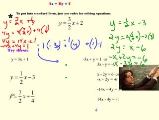 More on Standard Form | PPT