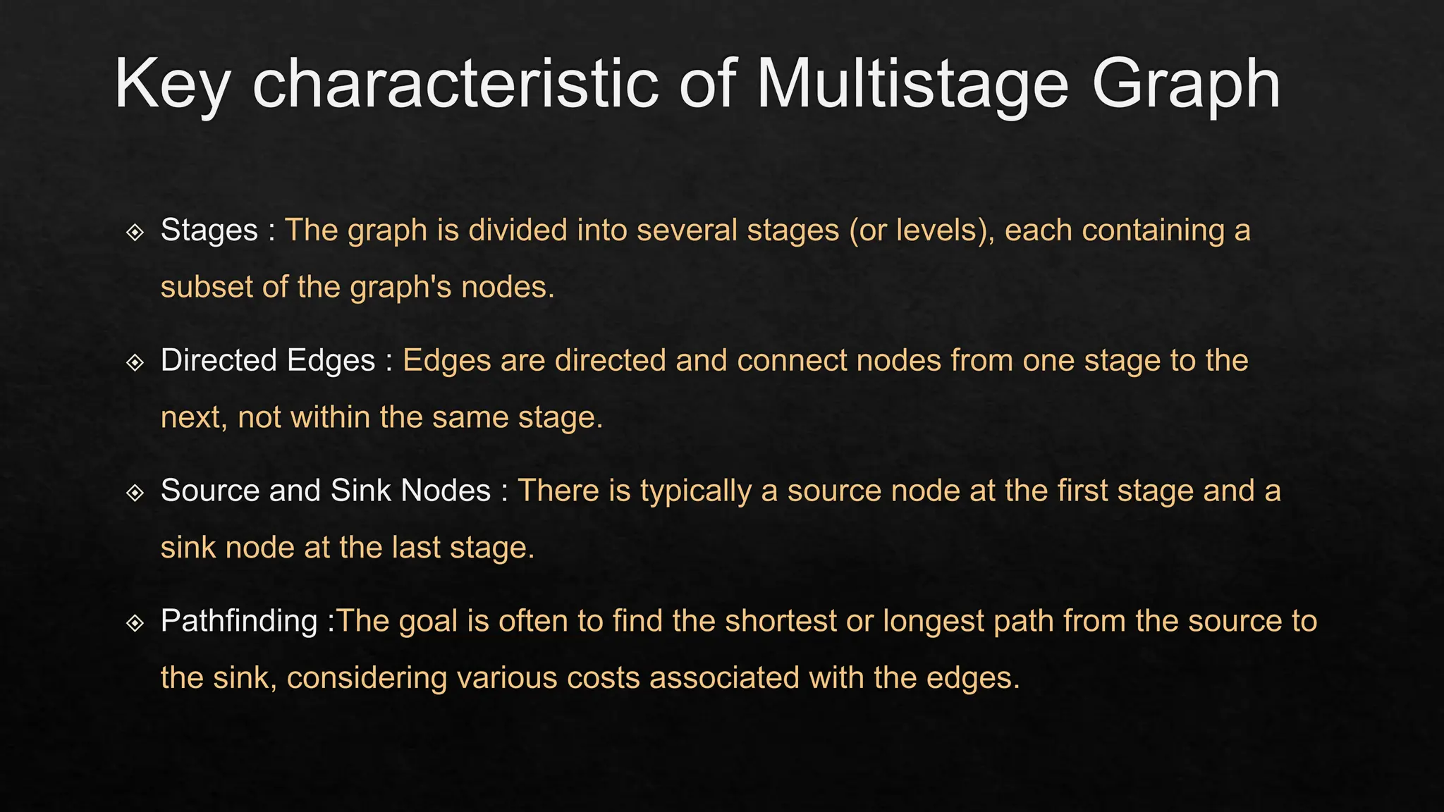 Multistage Graph Unit 4 Of Algorithm Ppt