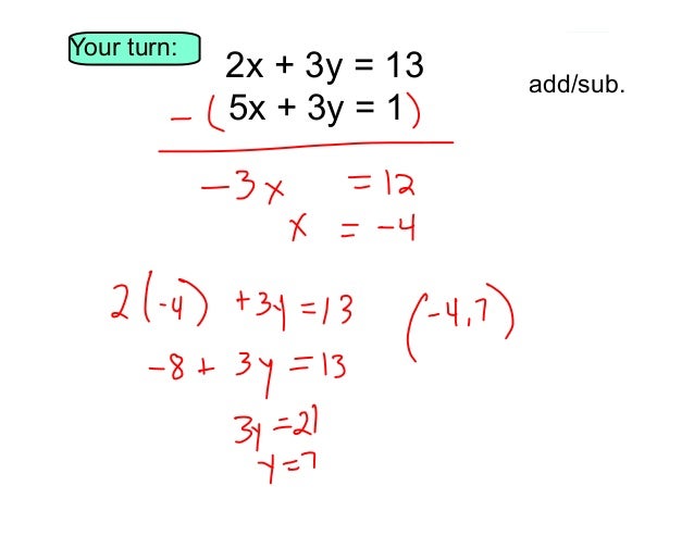 Alg1 8.3 Linear Combination