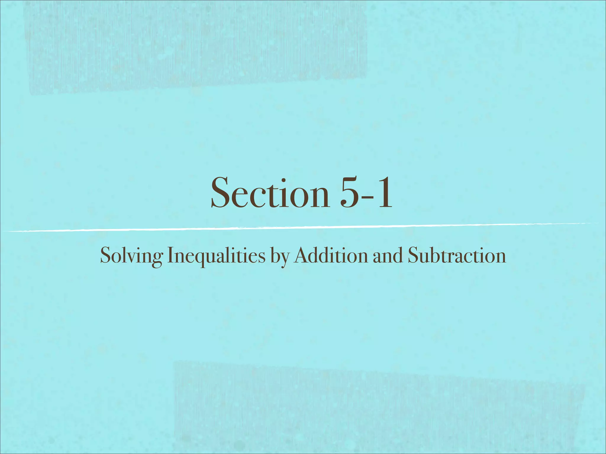 Algebra 1B Section 5-1 | PPT