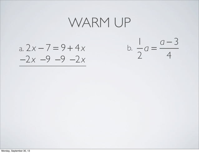 Algebra 1B Section 5-3 | PPT