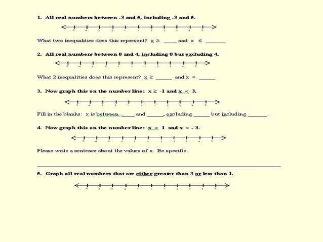 Alg 1 ch. 3.5 Compound Inequalities | PPT