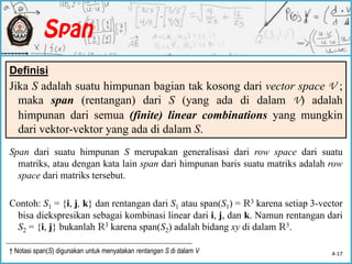 Linear Algebra - Finite Dimensional Vector Spaces | PDF