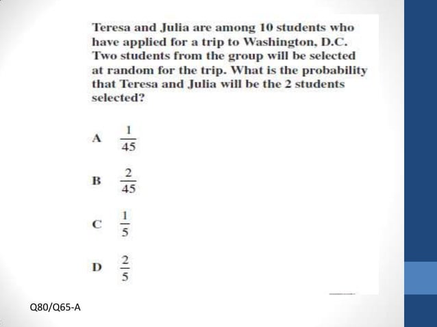 Alg 2 cst probability questions