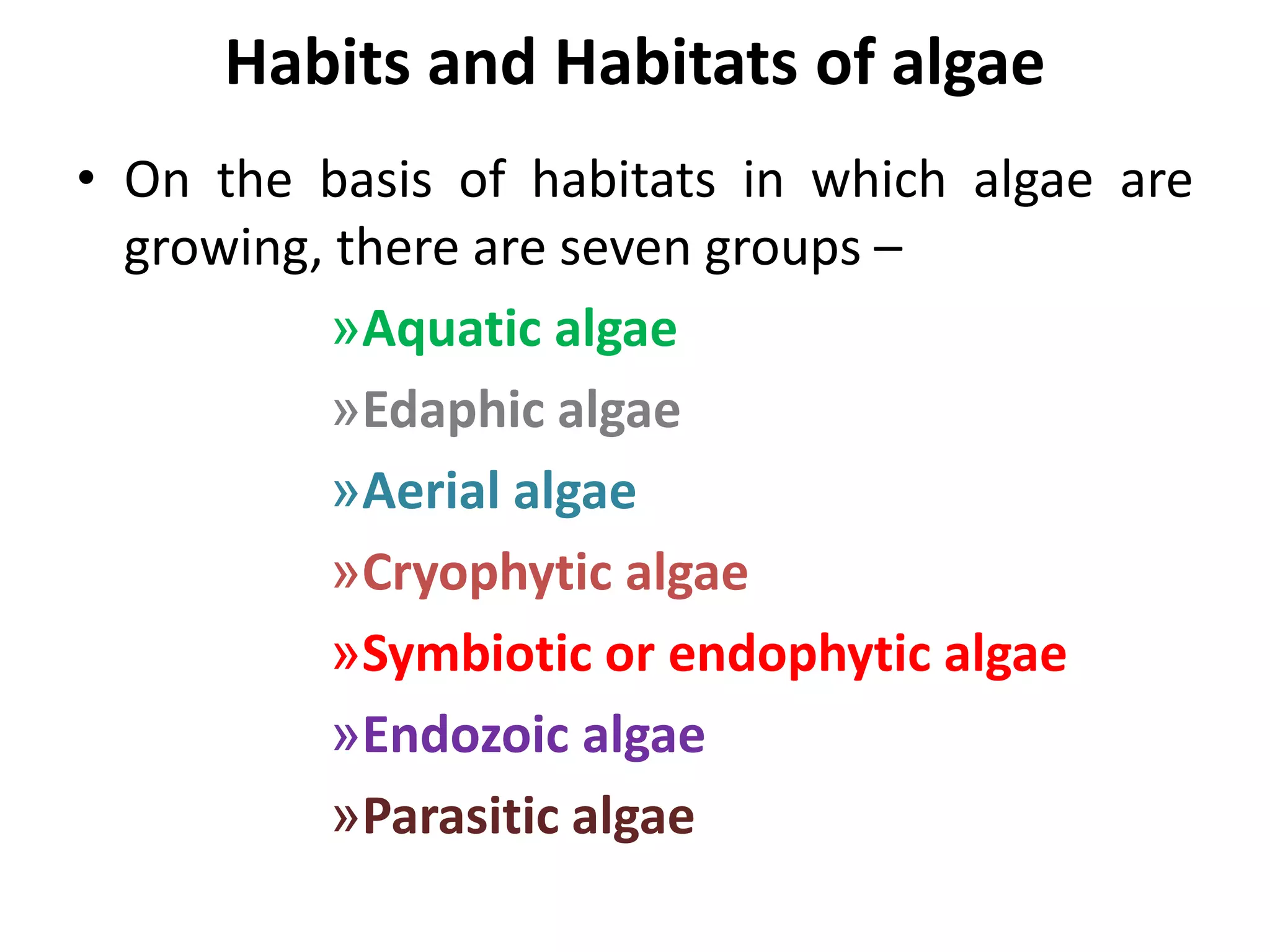 Algae | PPTX | Zoos & Aquariums | Attractions