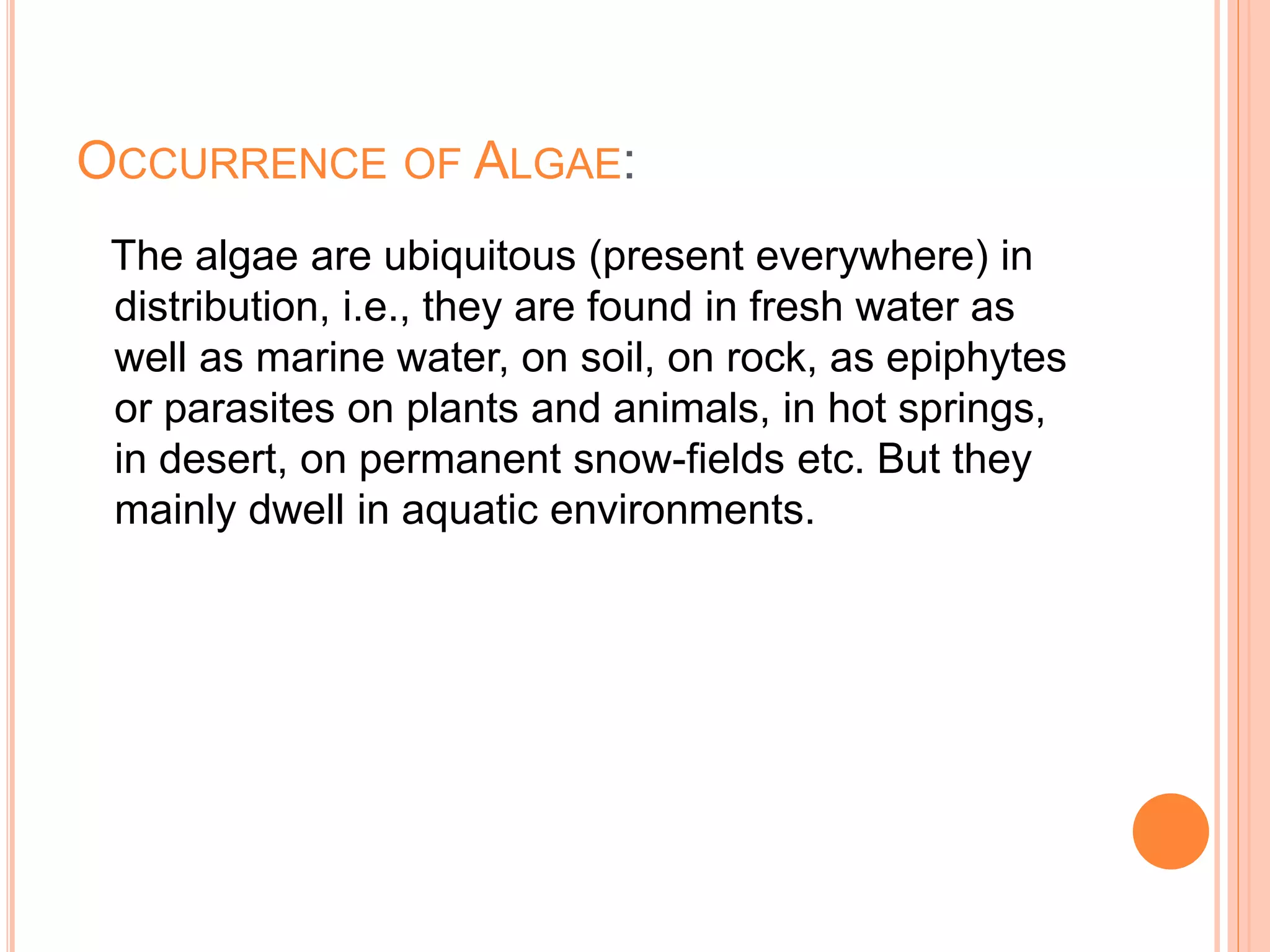 Algae | PPTX