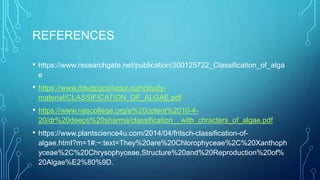 Algae Introduction , application and USES | PPTX