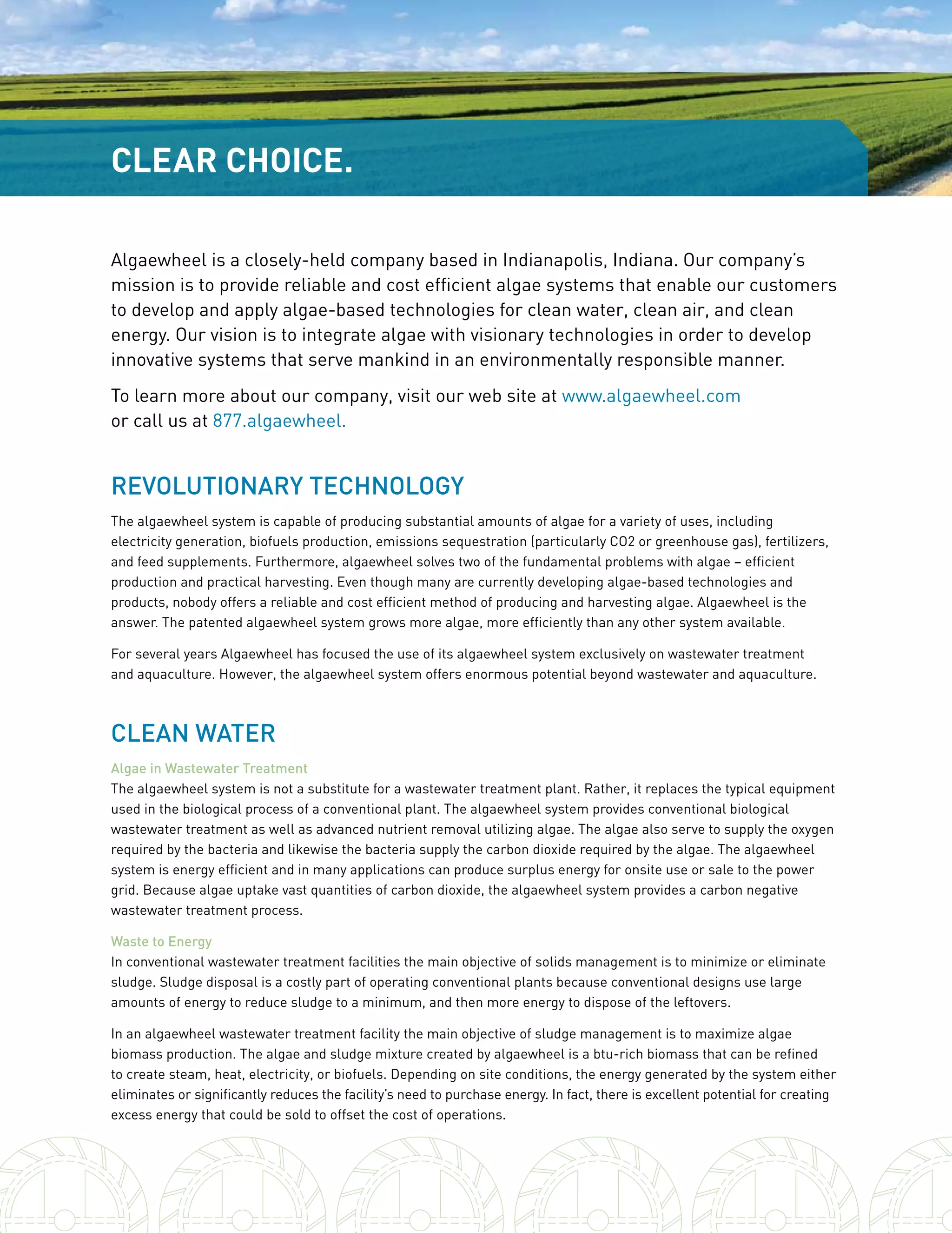 Algae wheel-Brochure | PDF