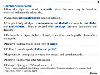 Algae (2).pdf this is the biology note of algae which will help to ...