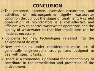 MICROBES AS POLLUTION INDICAION | PPT