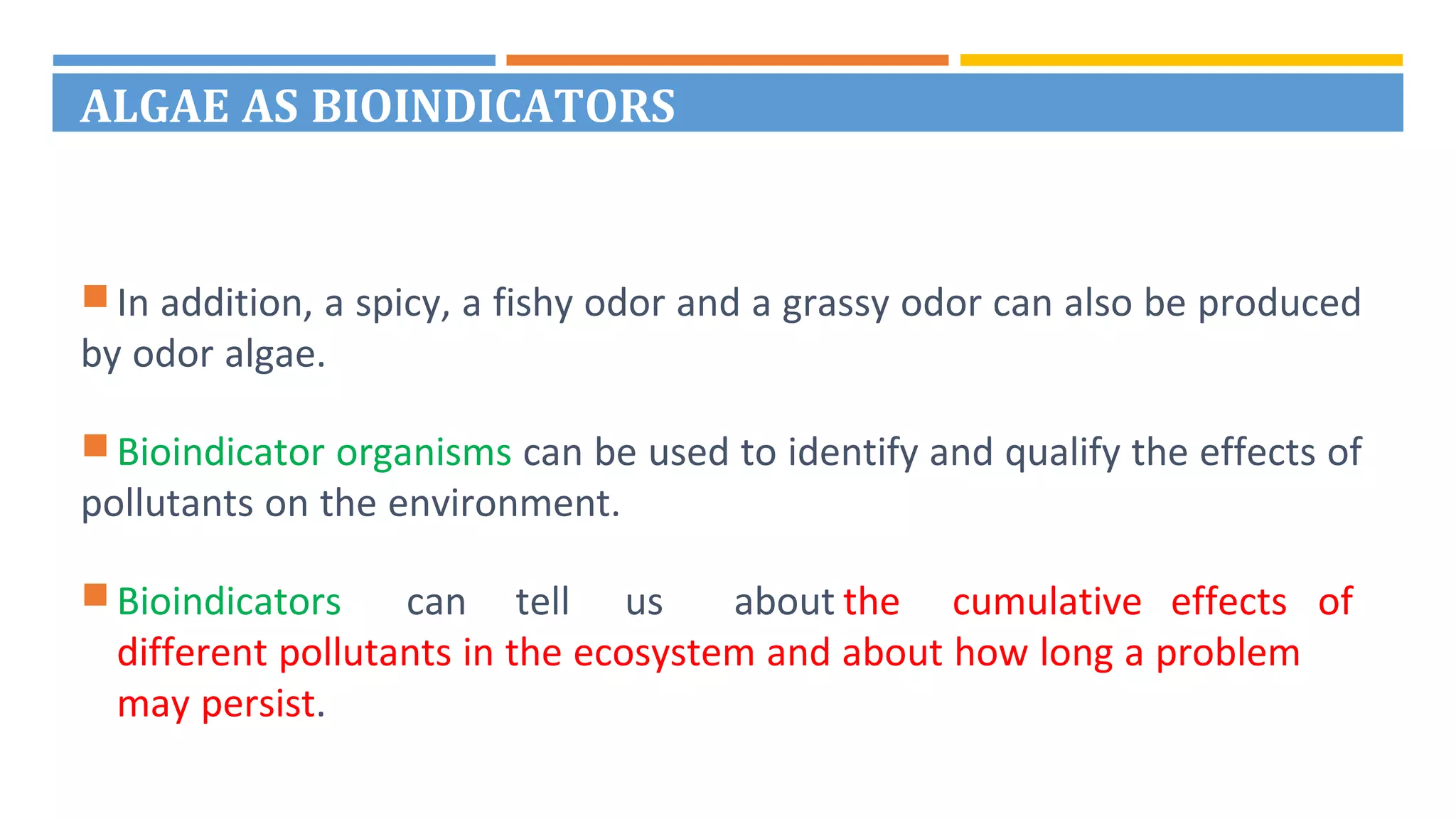 Use of Algae for waste water treatment | PPT