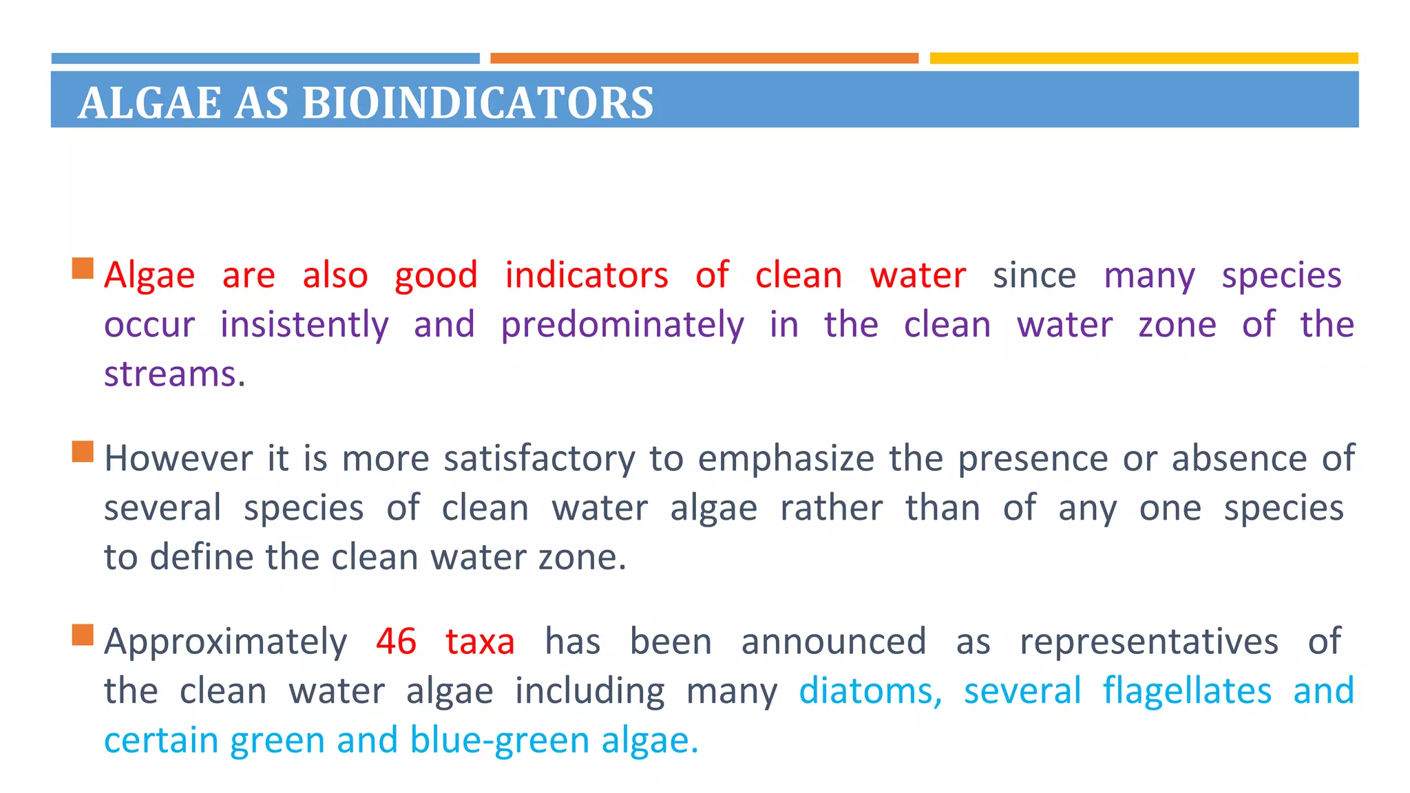 Use of Algae for waste water treatment | PPT