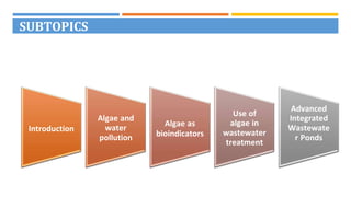 Use of Algae for waste water treatment | PPT