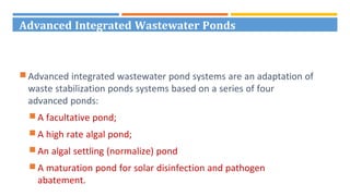 Use of Algae for waste water treatment | PPT