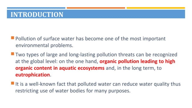 Use of Algae for waste water treatment | PPT