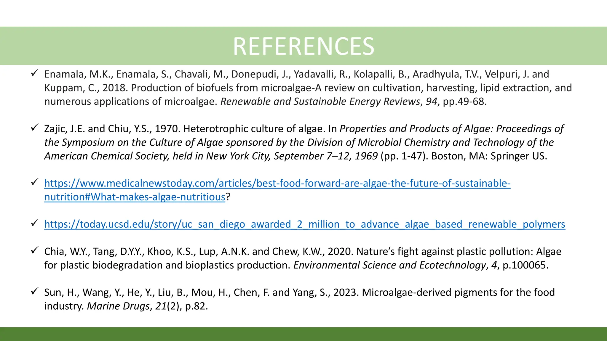 Algae Biotechnology | PPTX