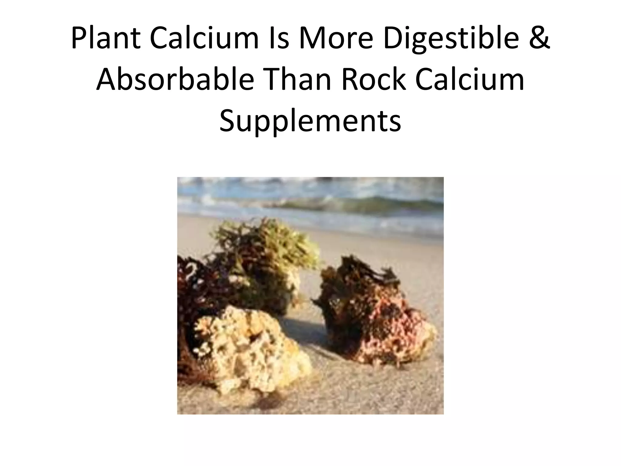 Algaecal plant-calcium | PPT