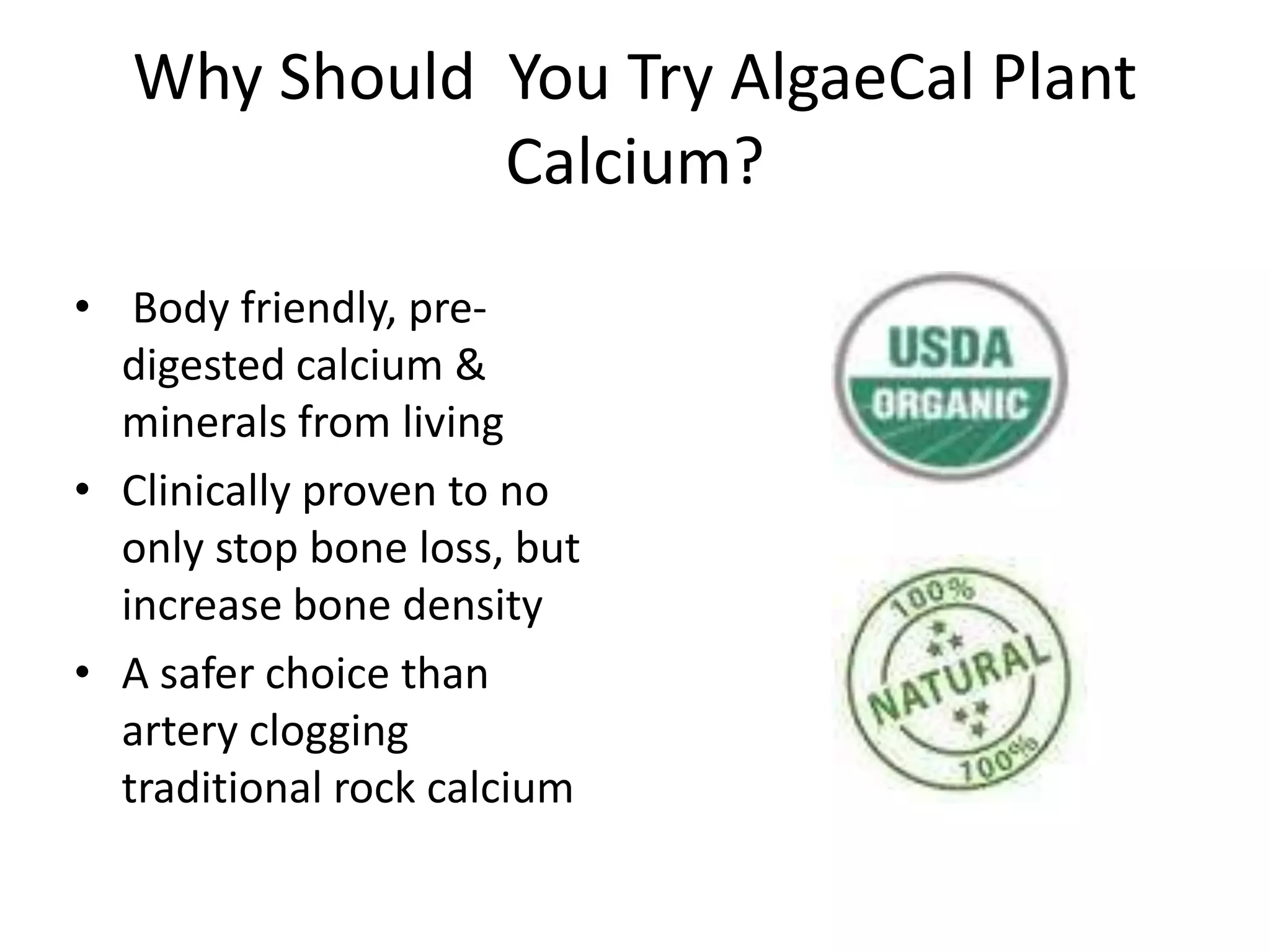 Algaecal plant-calcium | PPT