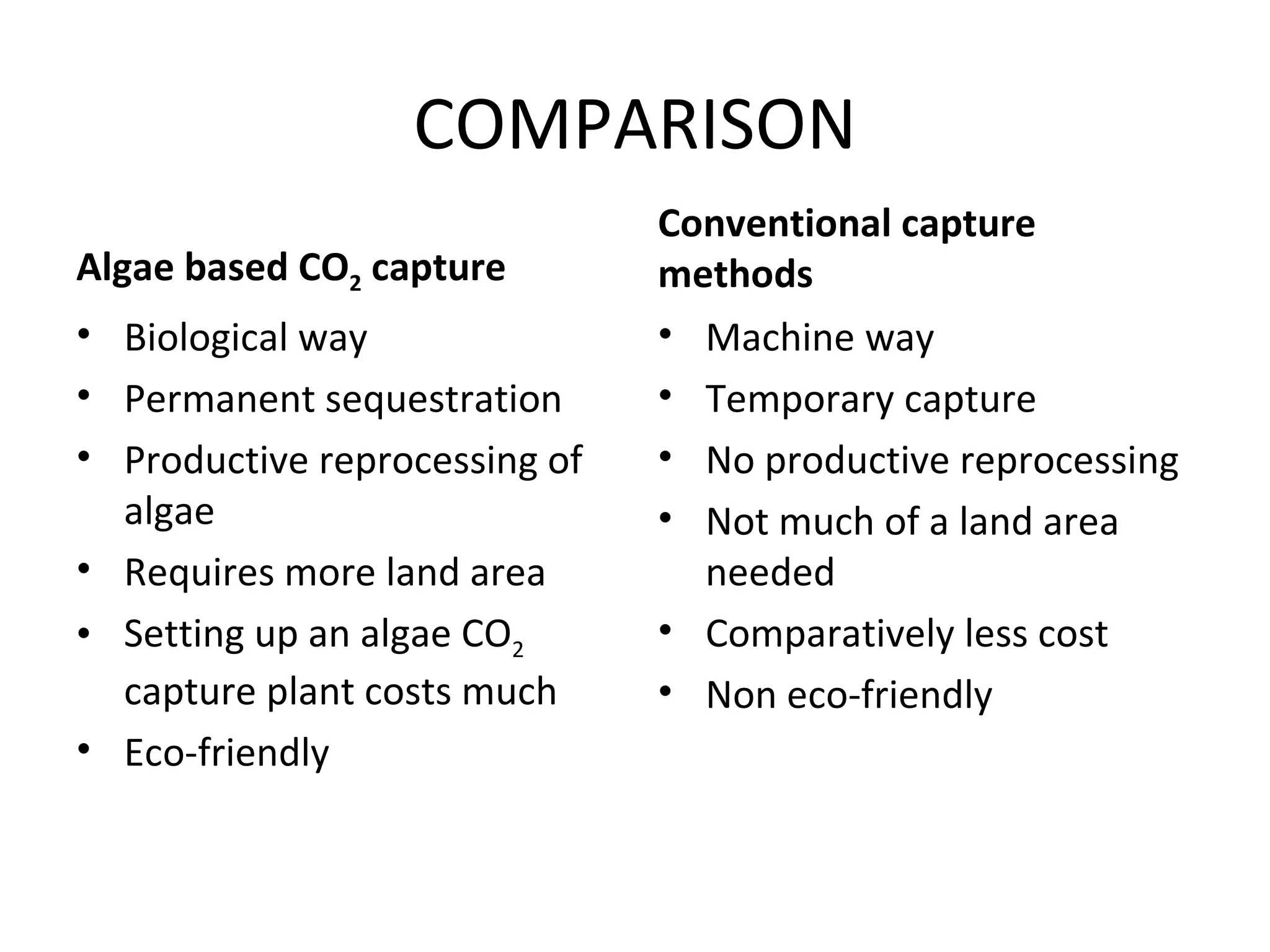 Algae based CO2 capture | PPT