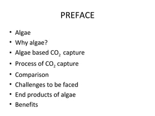 Algae based CO2 capture | PPT