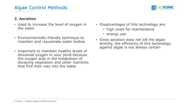 Algae Control Methods | PPT