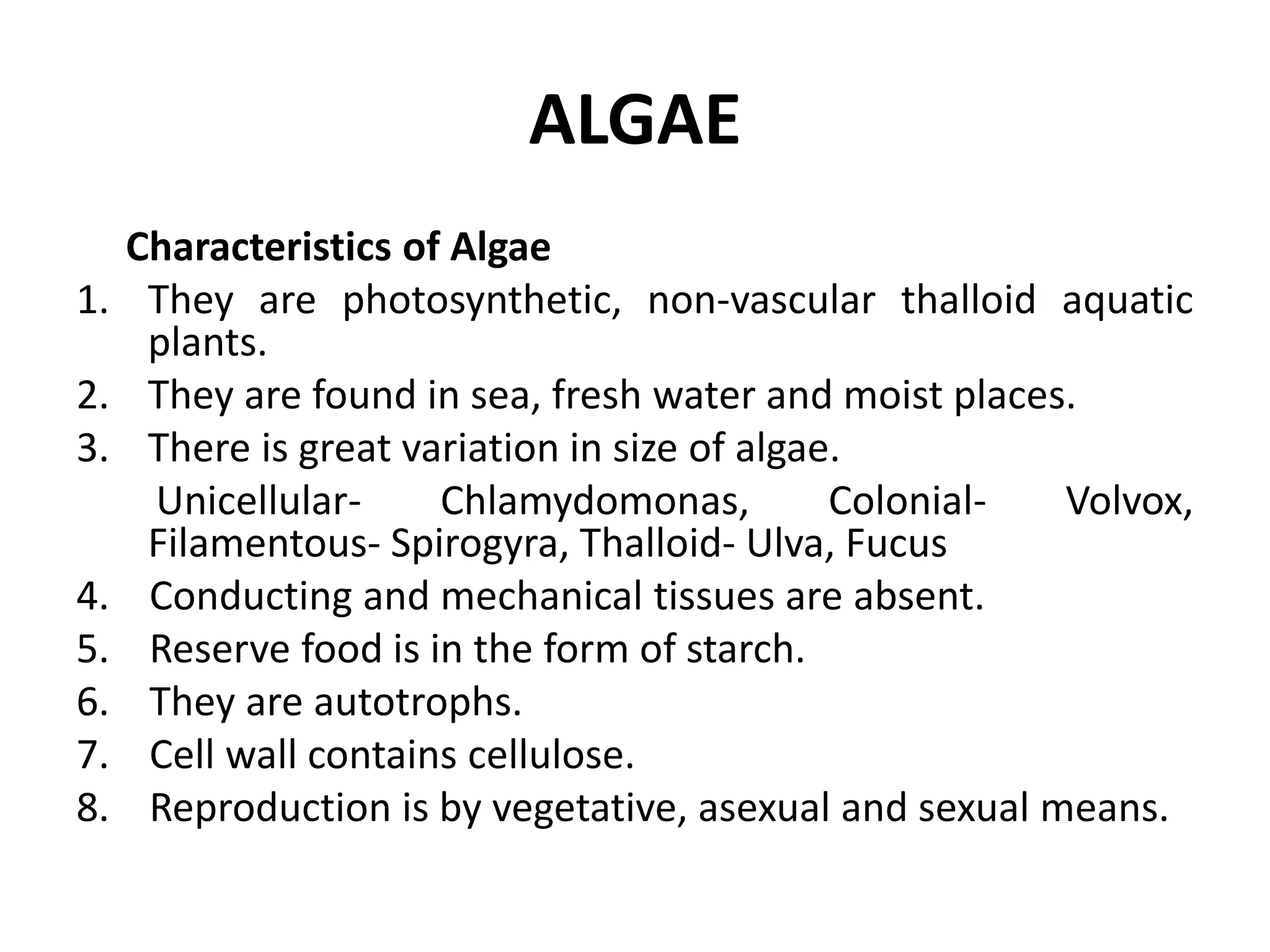 ALGAE and the life cycle of spirogyra .. | PDF