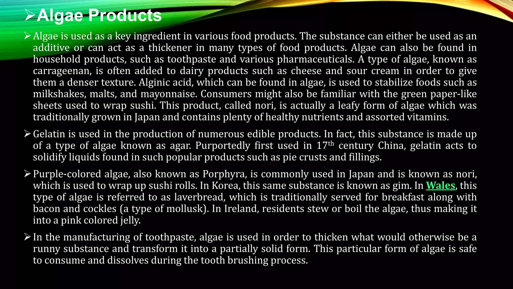 Algae economic importance | PPT