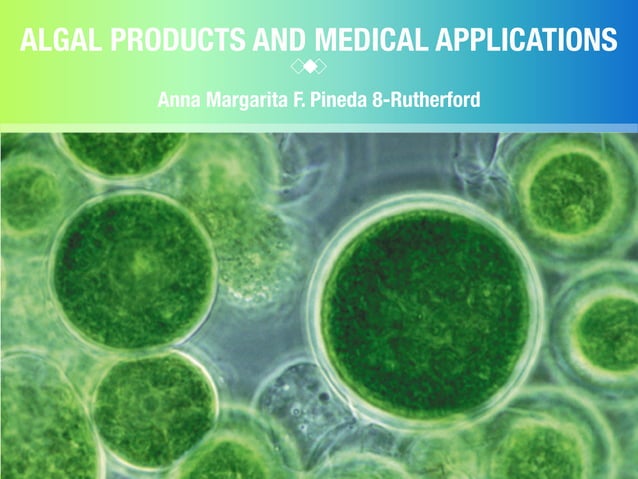 Algae Products and their Medical Applications | PDF