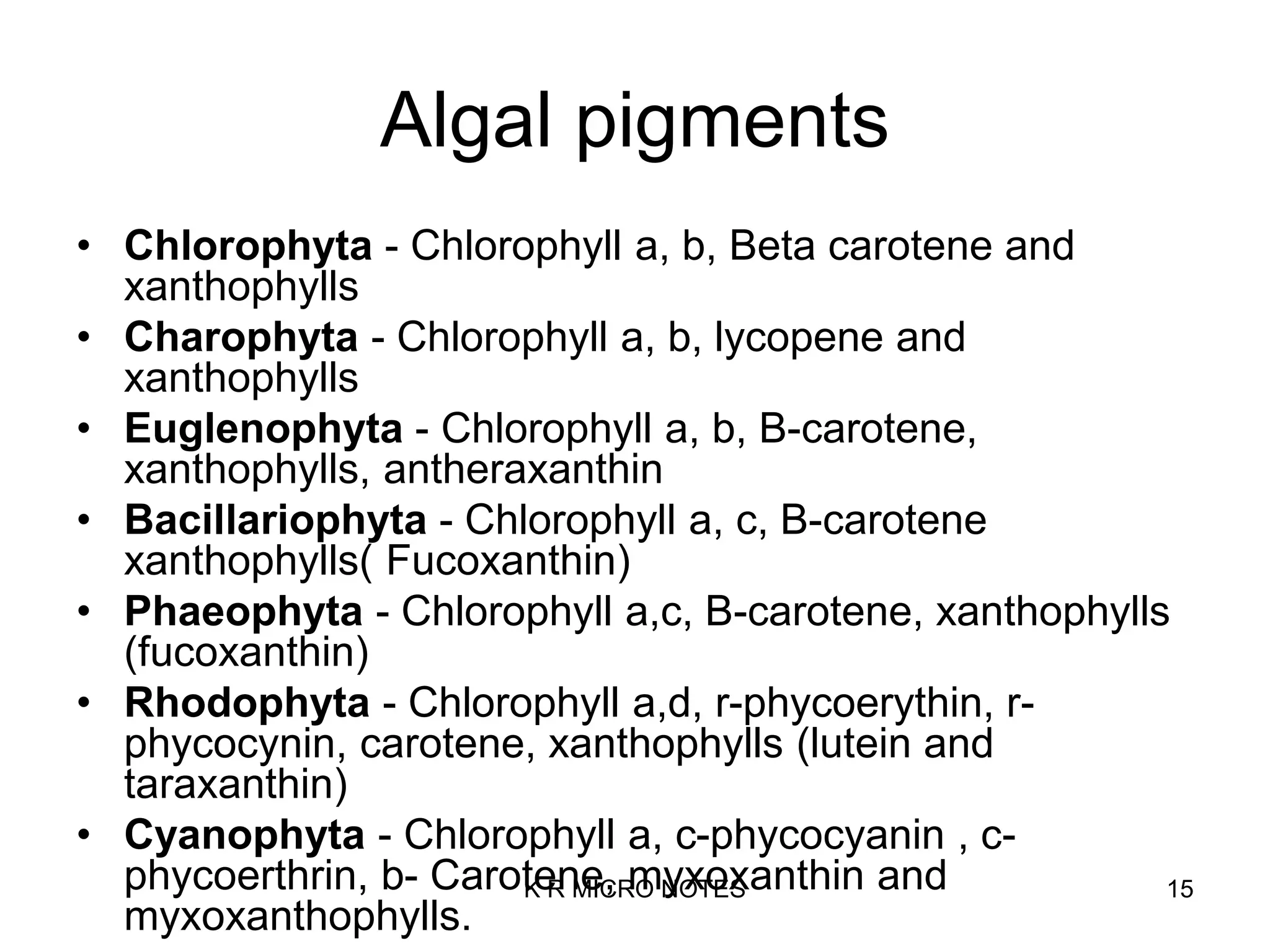 algae general features Habit and habitat | PPT