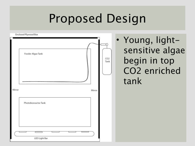 Algae generation for biofuel using an enclosed system | KEY
