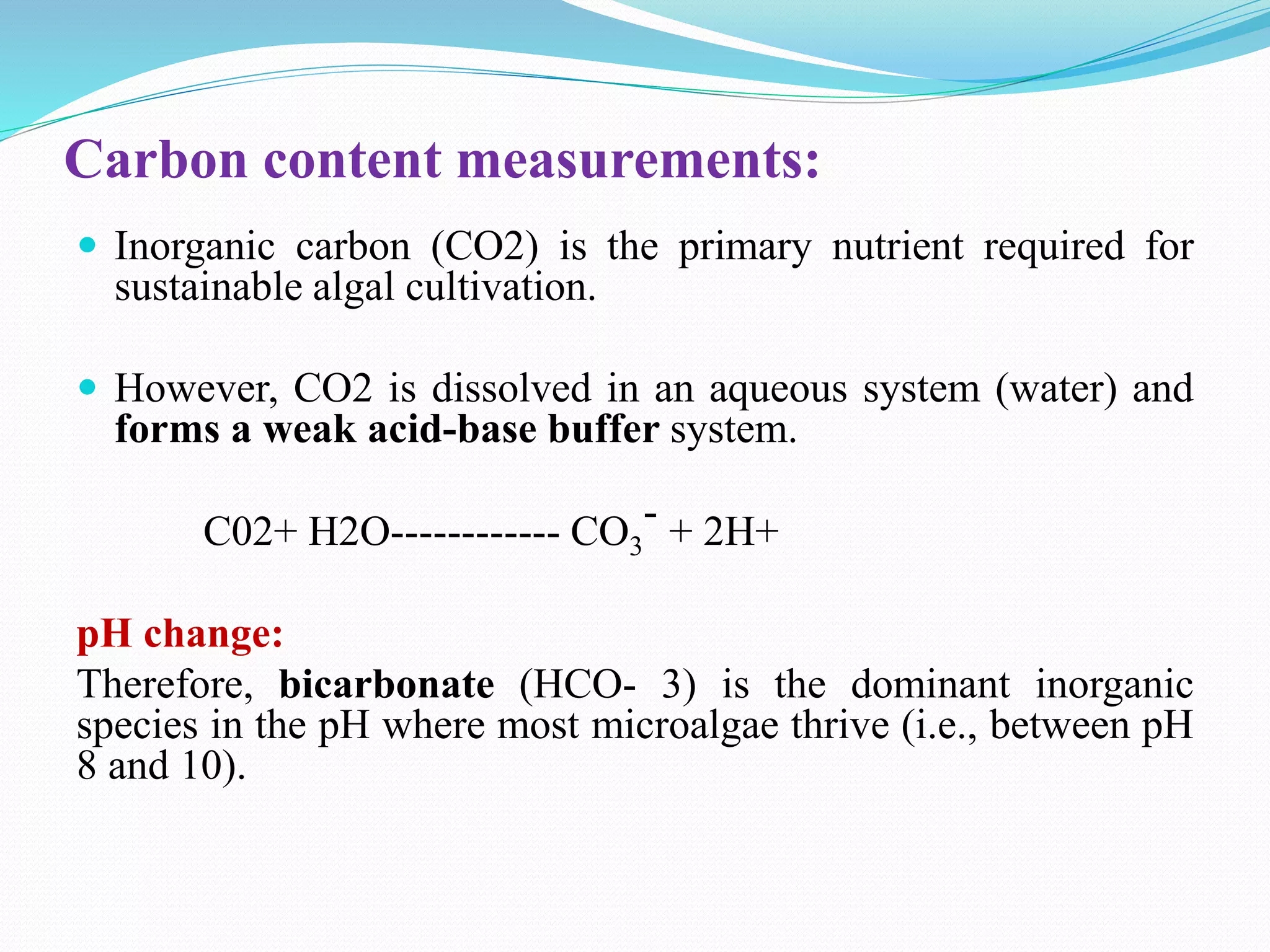 Symbiotic algae, Measurement of algal growth, Algal strain selection ...