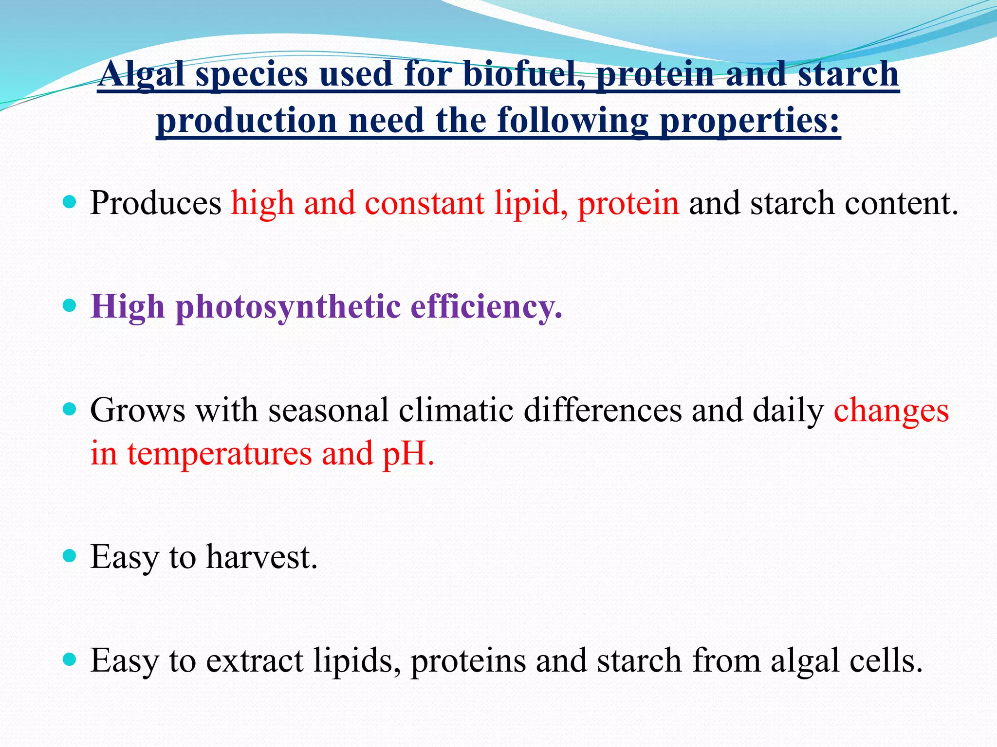 Symbiotic algae, Measurement of algal growth, Algal strain selection, Cultivation of algae ...