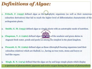 Algae introduction | PPT