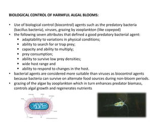 Problems and Control of Algae in water supply | PPTX