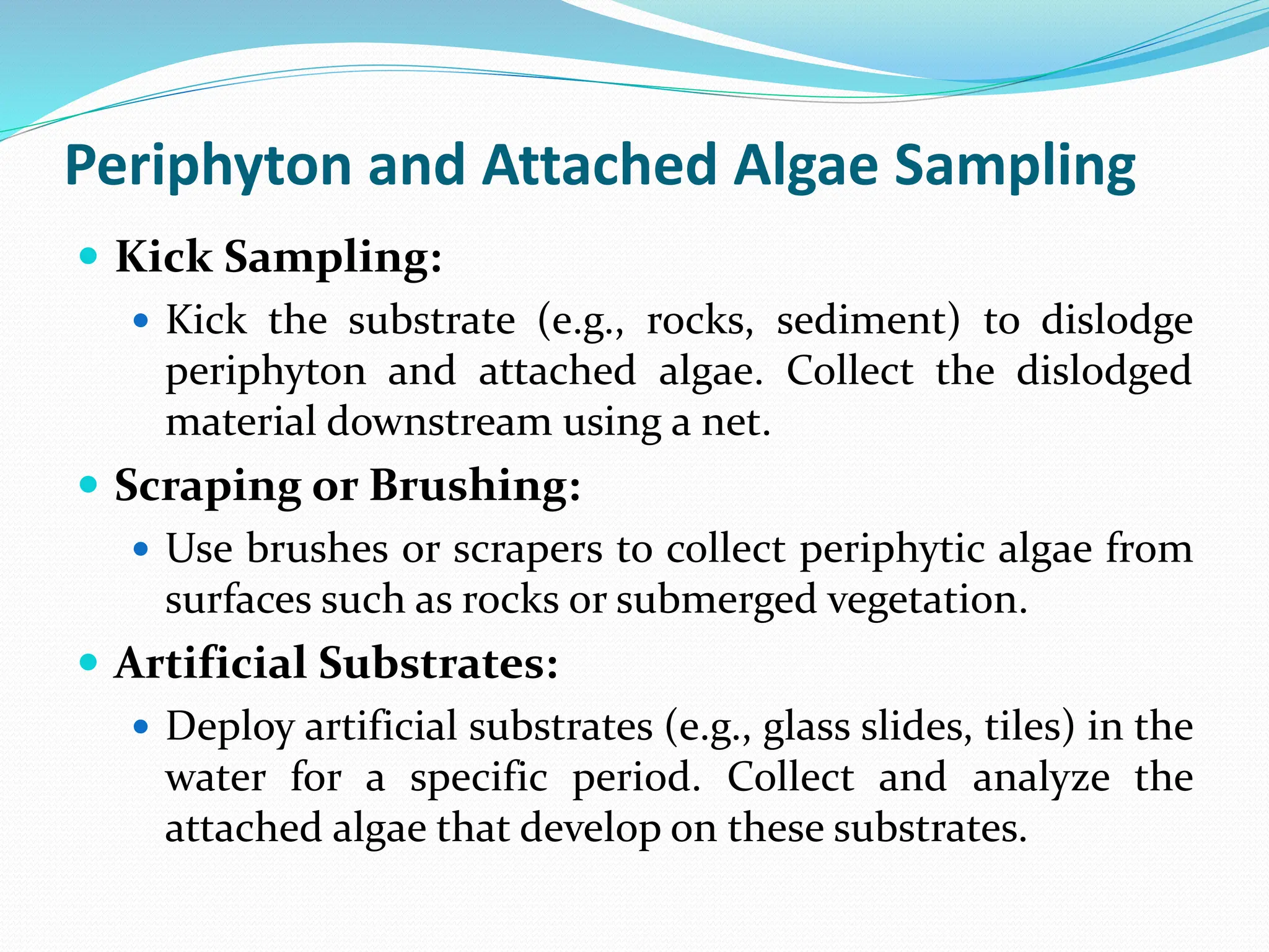Sampling methodology of micro and macro algae | PPTX