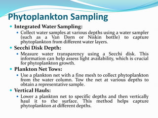 Sampling methodology of micro and macro algae | PPTX