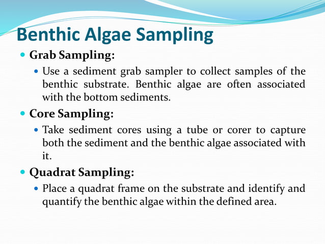 Sampling methodology of micro and macro algae | PPTX