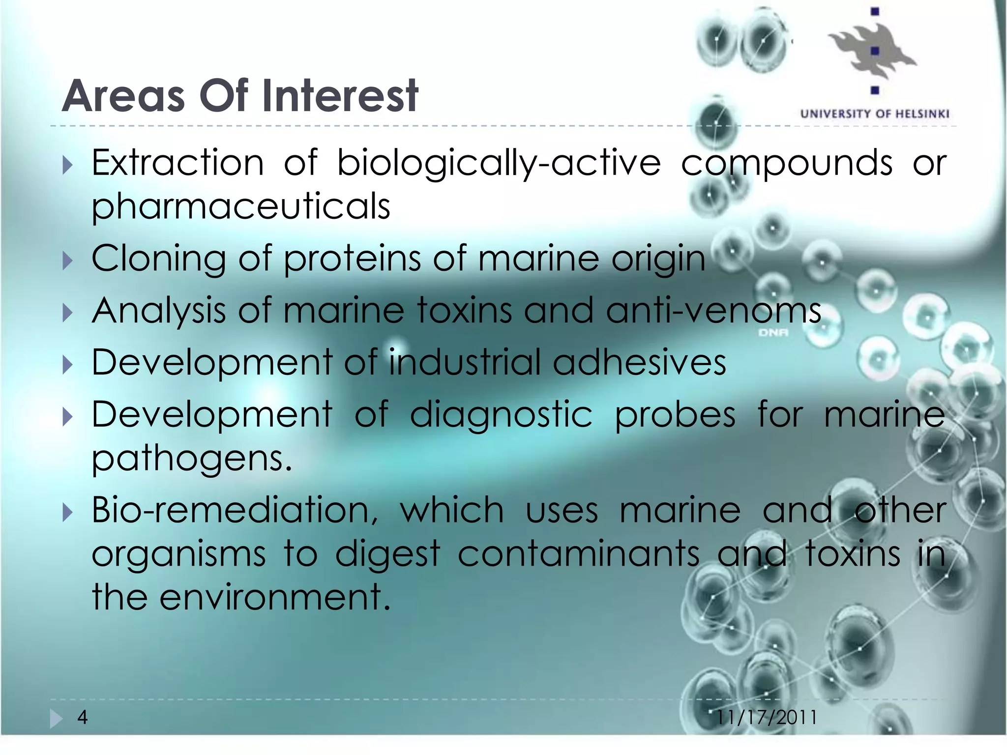 Marine Biotechnology/Algae | PPTX