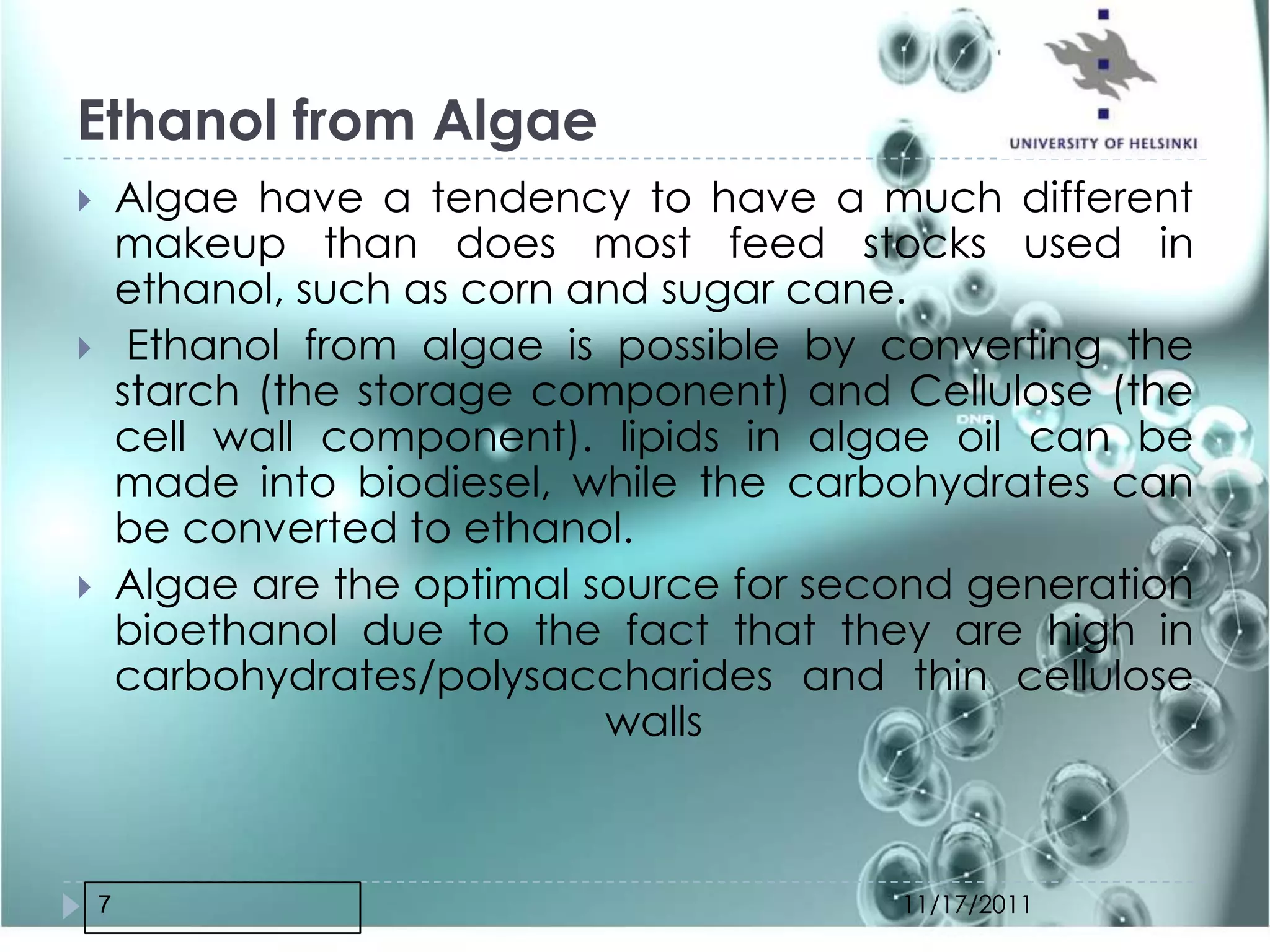 Marine Biotechnology/Algae | PPTX