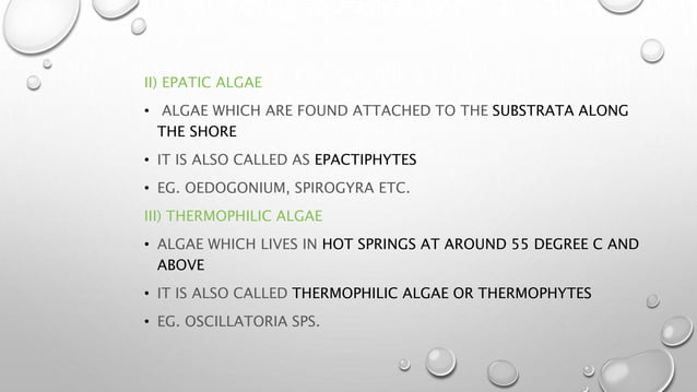 algae uses of algae types of algae reproduction of algae | PPT