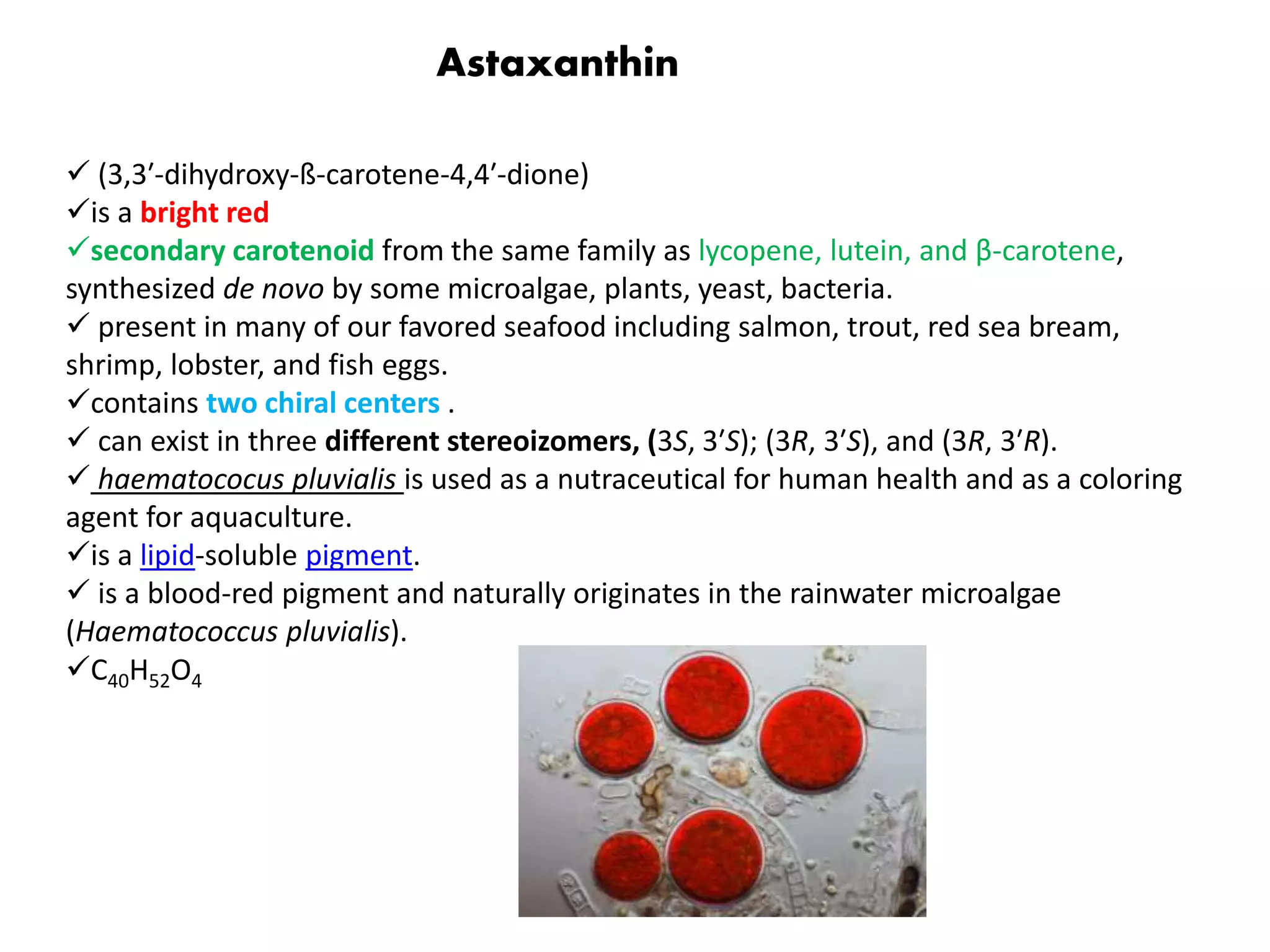 Dunaliella & Haematococcus | PPTX