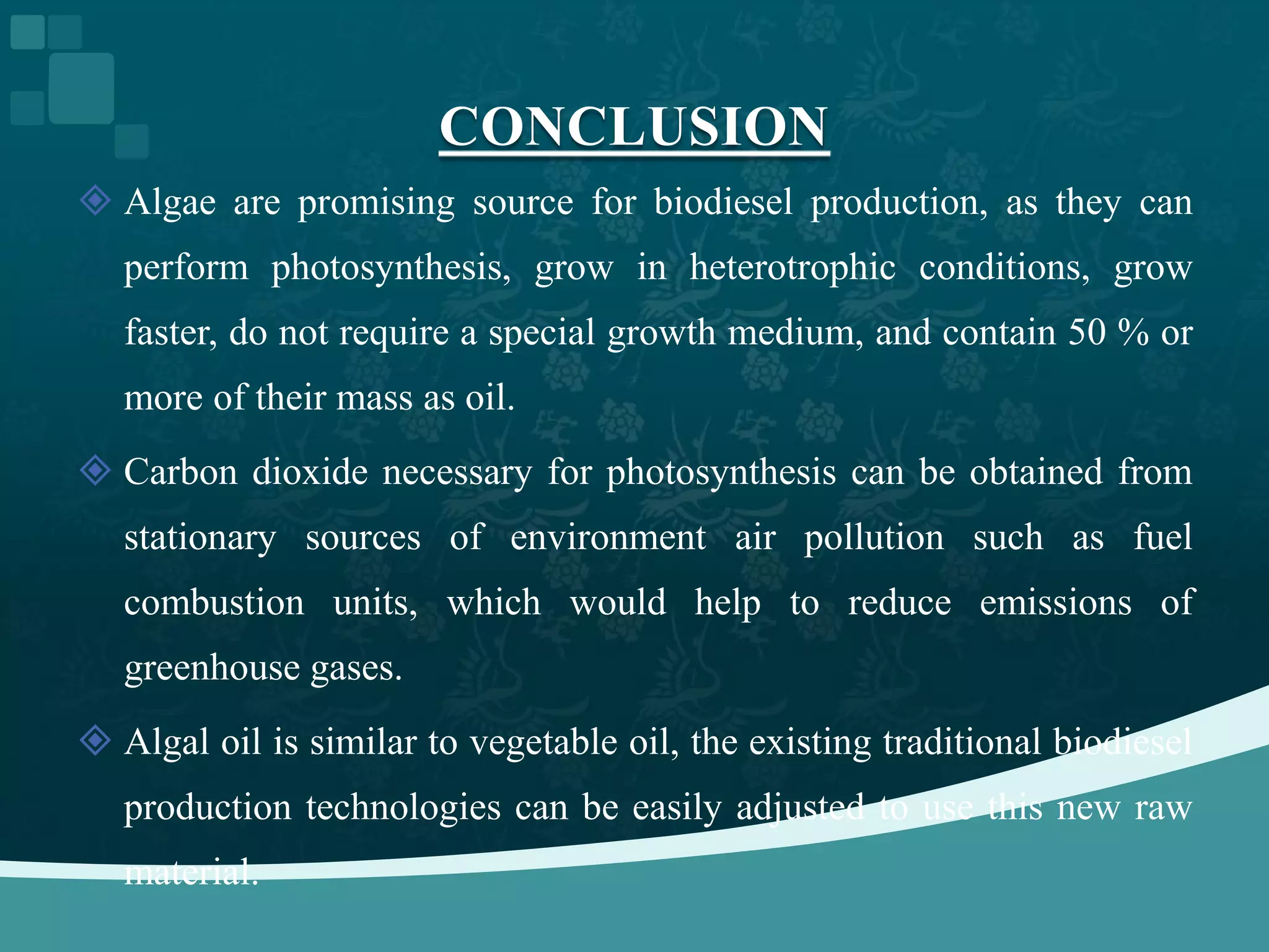 Algal biofuel | PPTX