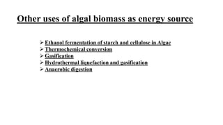 Algal Biofuel Production | PPT