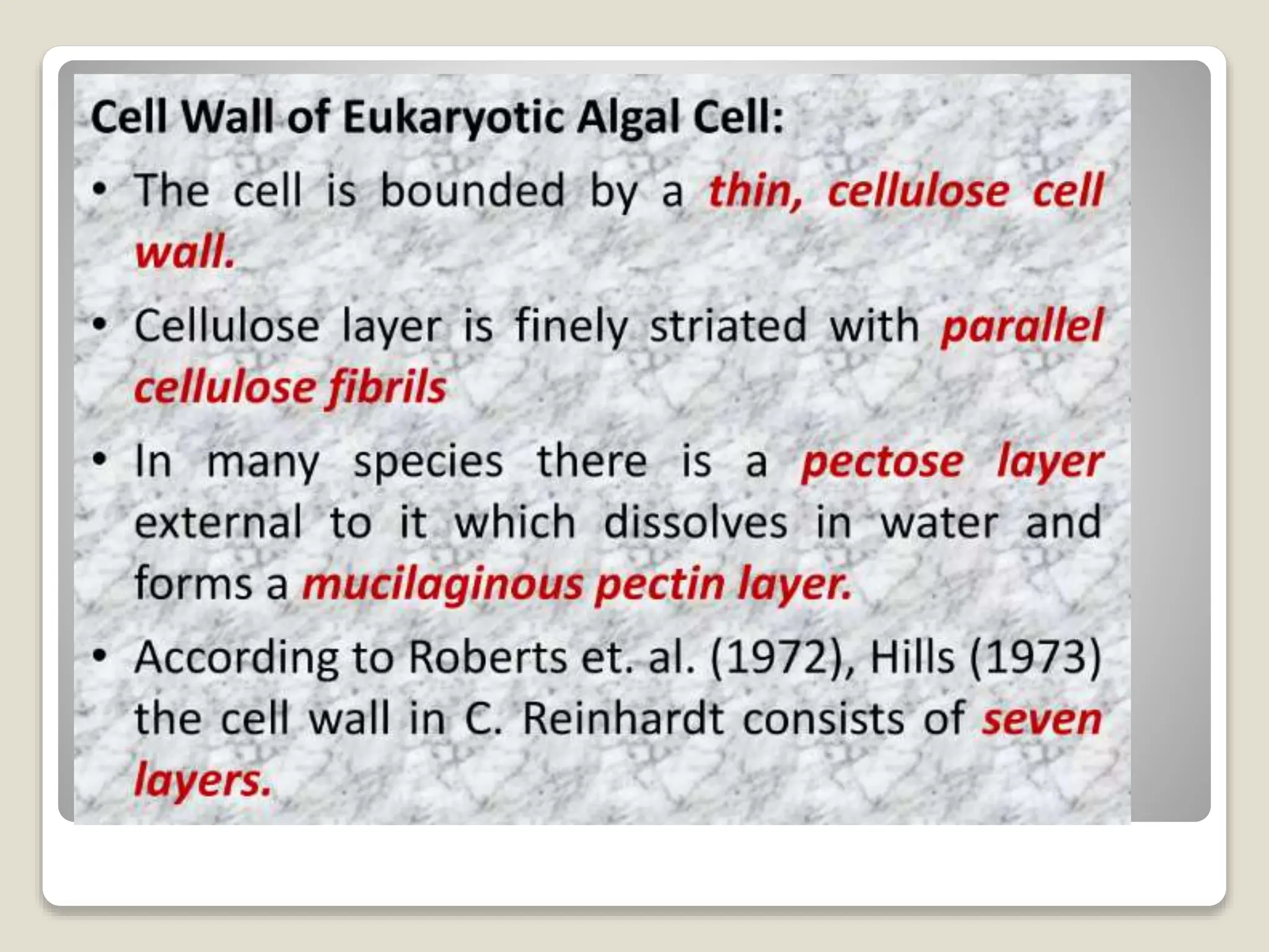 Structure of micro and macro algal cells | PPT