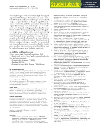 Algal Functional Annotation Tool | PDF